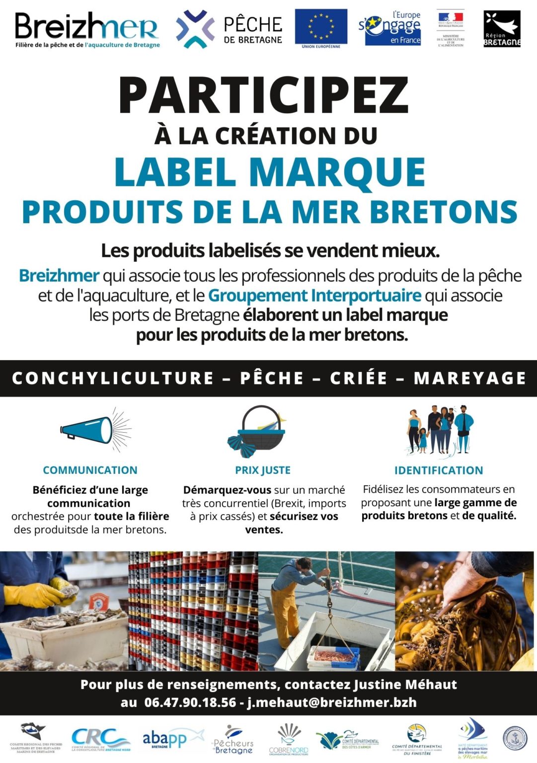 label marque pour les produits de la mer bretons